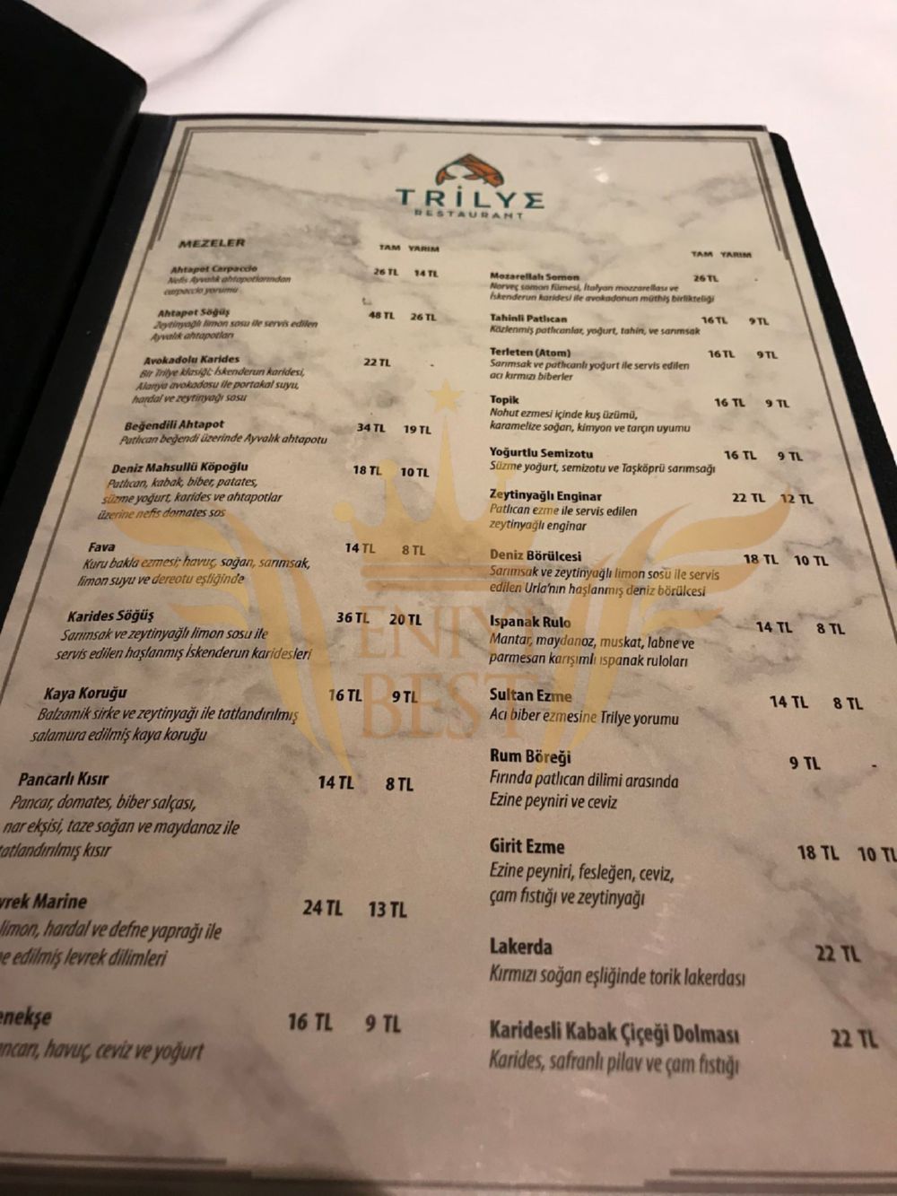 Trilye Restoran | Enİyi.Best